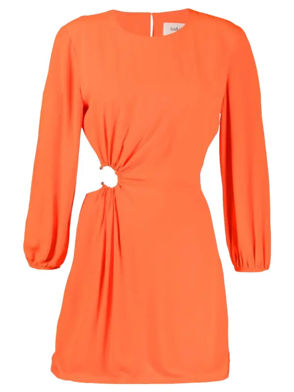 Ba&sh Bonica Draped Mini Dress - Orange