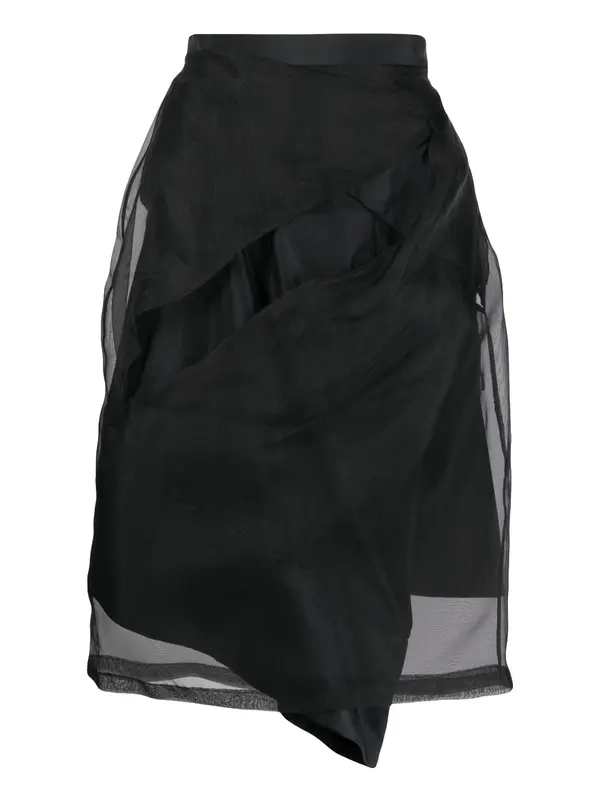 UNDERCOVERISM High-waisted Tulle Skirt - Black