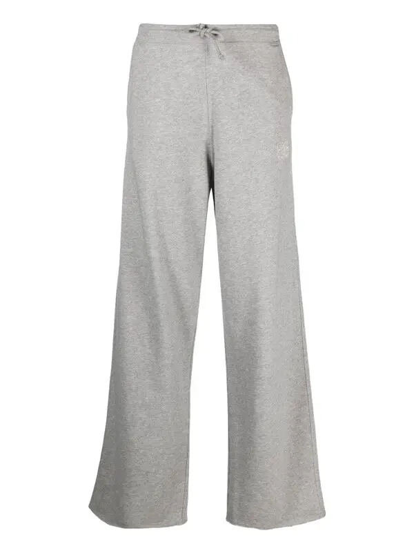 GANNI Organic Cotton Track Pants - Grey