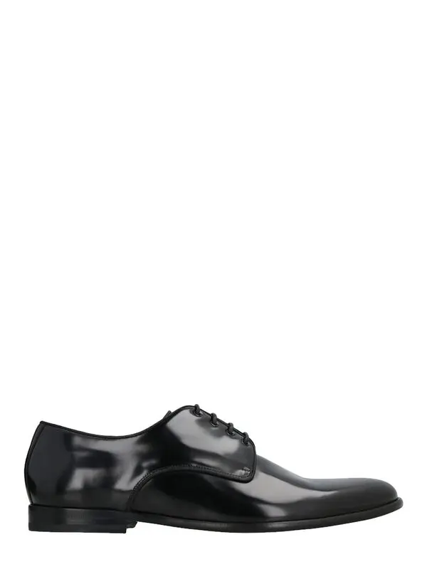 Dolce & Gabbana Leather Lace-up Derby Shoes - Black