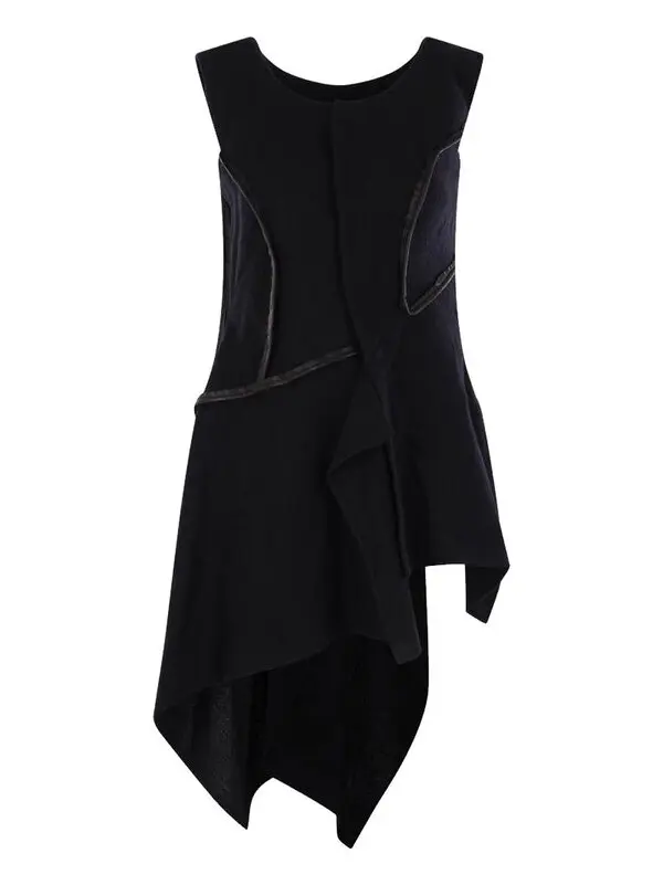 Yohji Yamamoto Asymmetric Vest - Black