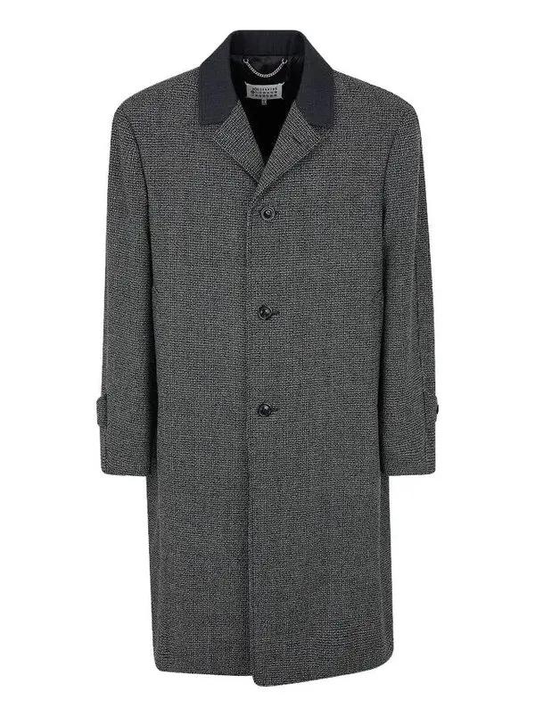 MAISON MARGIELA Coat - Salt&pepper