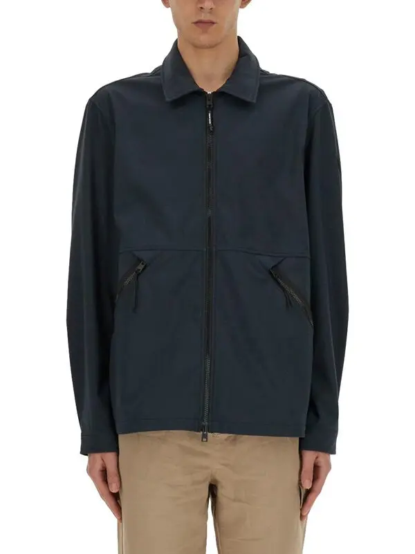 Woolrich Jacket With Logo - Blue