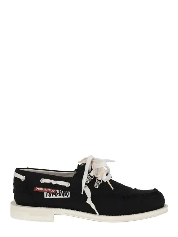 Dsquared2 Boat Shoes - Black