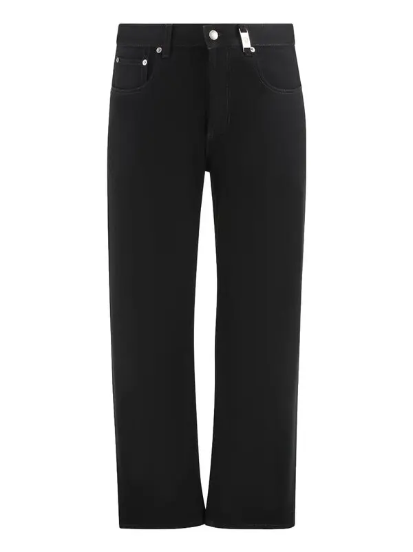 Alexander McQueen 5-pocket Straight-leg Jeans - Black