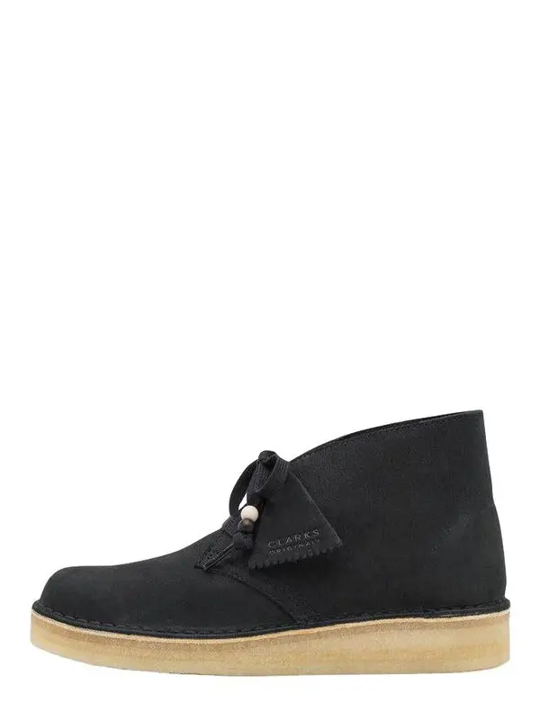 Clarks Desert Coal Shoes - Blk Nubuk
