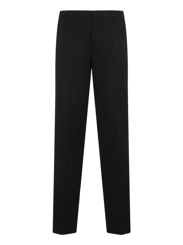 LANVIN Cigarette Trousers - Black