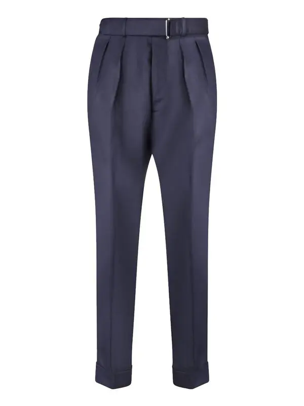 Officine Générale Ribbed Trousers - Blue