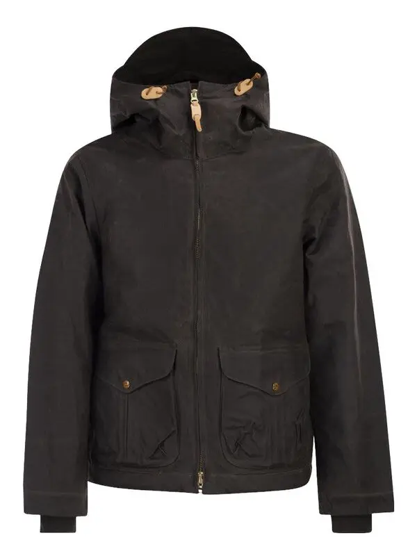 MANIFATTURA CECCARELLI Hooded Blazer Coat - Brown