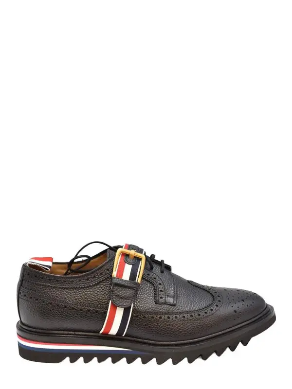 Thom Browne Leather Derby Shoes - Black