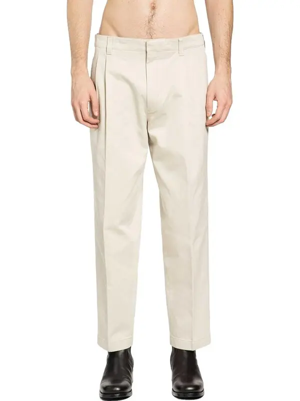Prada Washed Trousers - White