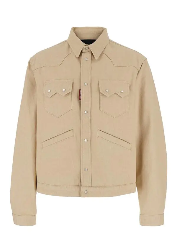 Dsquared2 Shirt Jacket - Beige