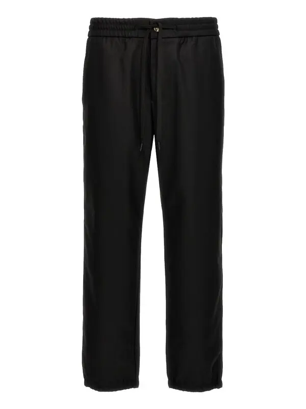 Versace Straight Technical Trousers - Black