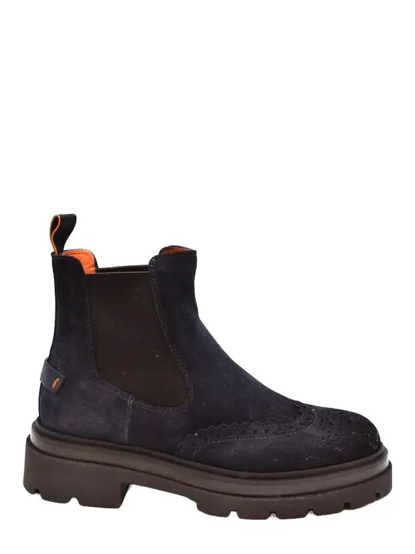 Santoni Chelsea Boot - Dark Blue
