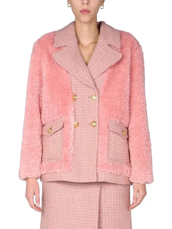 Boutique Moschino Mat Jacket - Pink