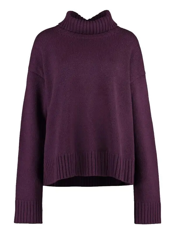 JIL SANDER Cashmere Sweater - Purple