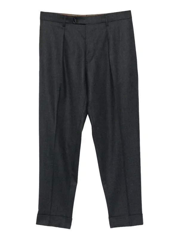 BERWICH Virgin Wool Trousers - Grey