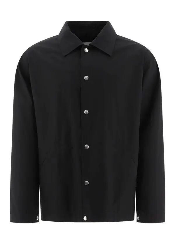 JIL SANDER Cotton Poplin Jacket - Black