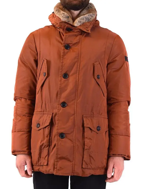 Peuterey Fur Parka - Orange