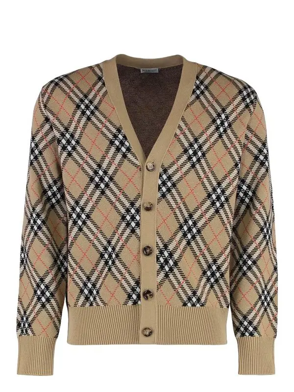 Burberry Wool Cardigan - Beige