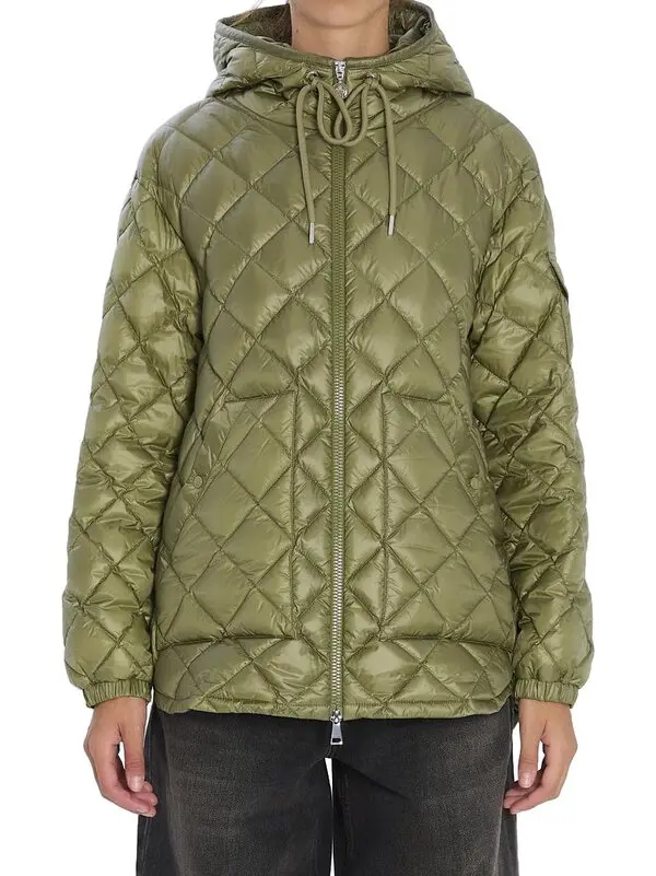 Moncler Quilted Nylon Puffer Jacket - Green