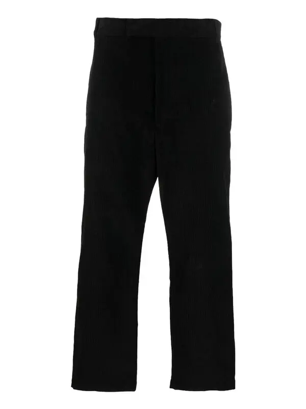 Thom Browne Corduroy Cropped Trousers - Black