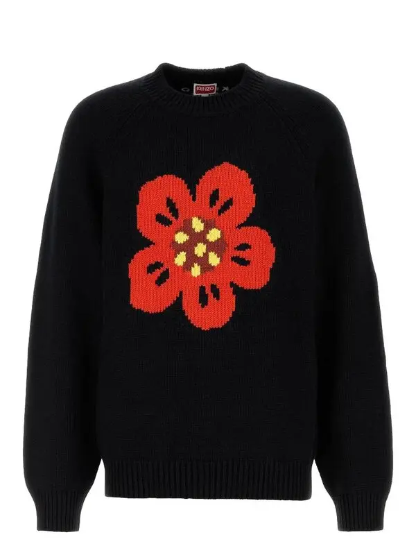 Kenzo Boke Flower Jumper - Black
