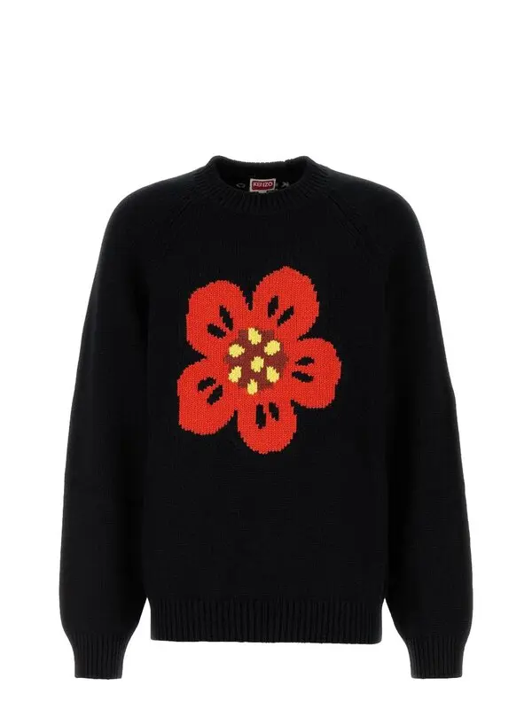 Kenzo Boke Flower Jumper - Black