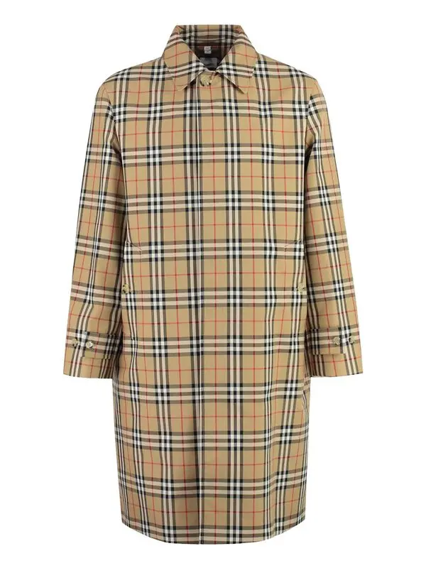 Burberry Cotton Trench Coat - Beige
