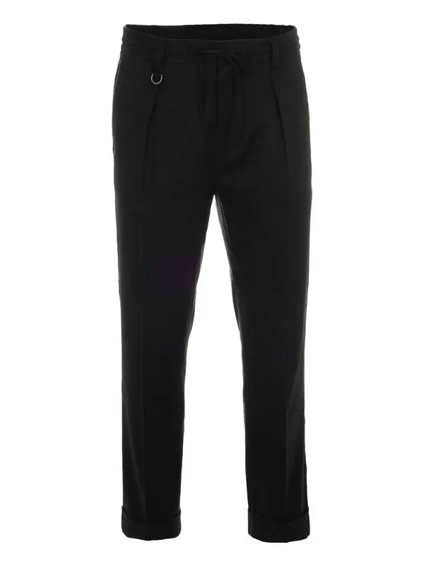 PAOLO PECORA Trousers - Black
