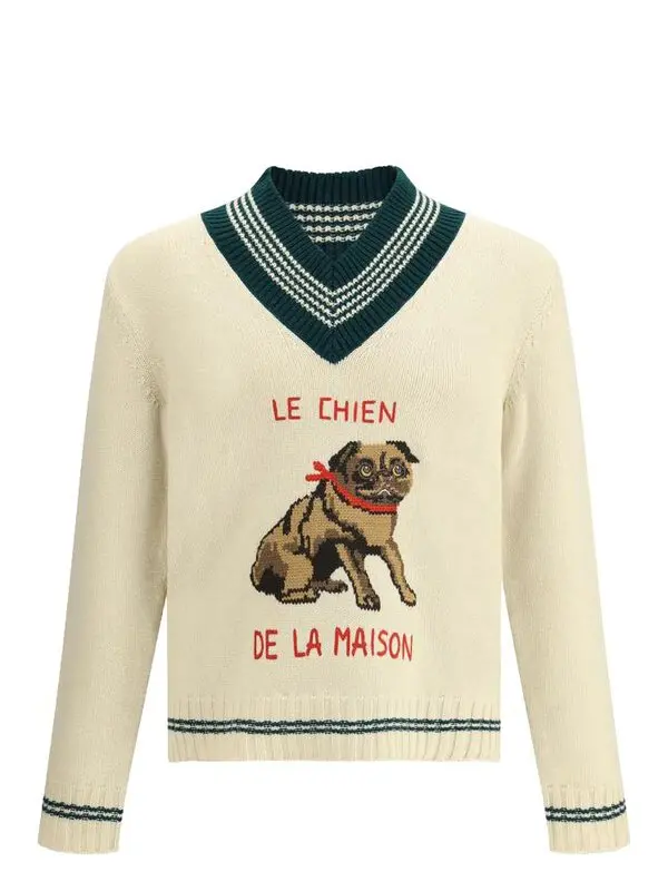 Valentino Garavani Wool Sweater - Beige
