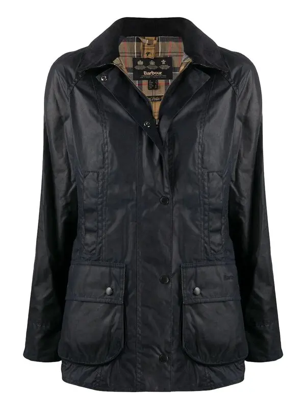 Barbour Beadnell Wax Jacket - Ny91 Navy