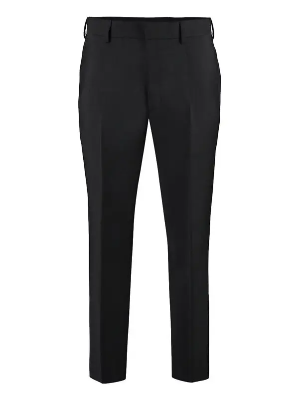 Prada Wool Blend Trousers - Black