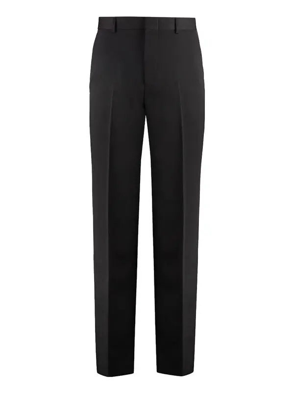 Gucci Wool Tailored Trousers - Brown