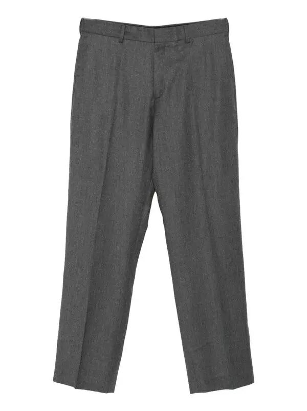 Paul Smith Elegant Cashmere And Wool Trousers - Grey