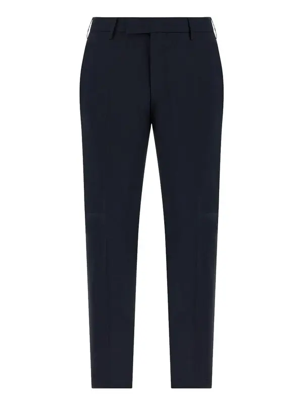 PT TORINO Dieci' B-stretch Batavia Wool Pants - Blue