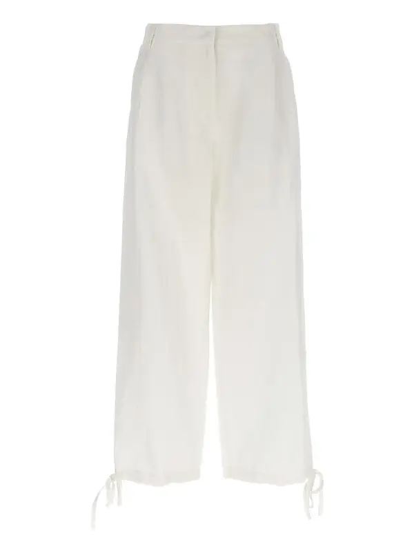 MSGM Carrot Pants - White