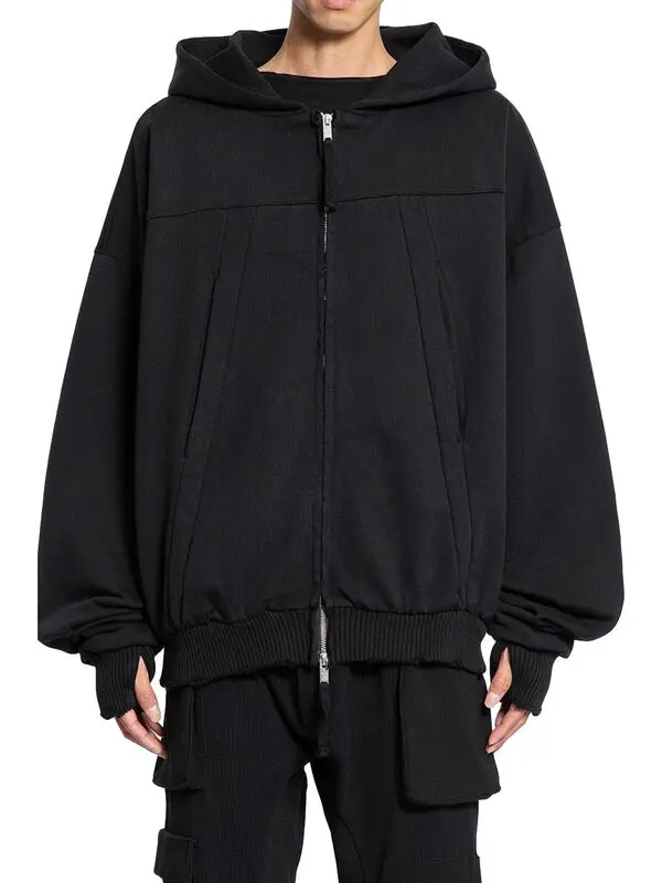 THOM KROM Zip-up Jacket - Black