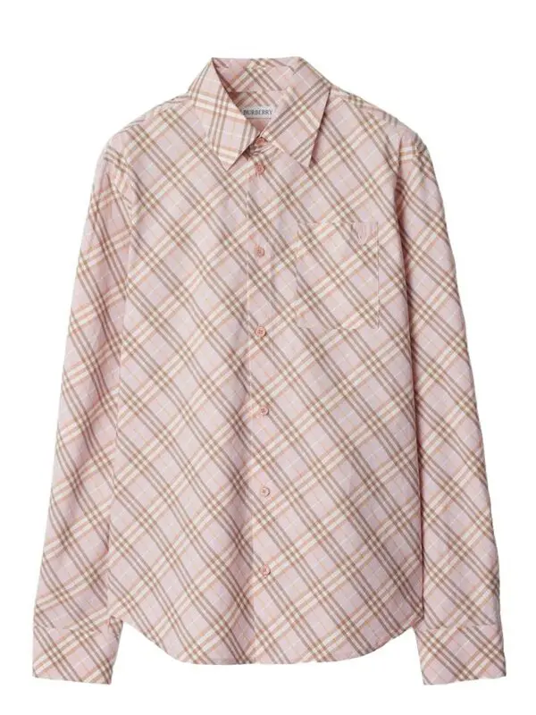 Burberry Slim Fit Check Shirt - Floss