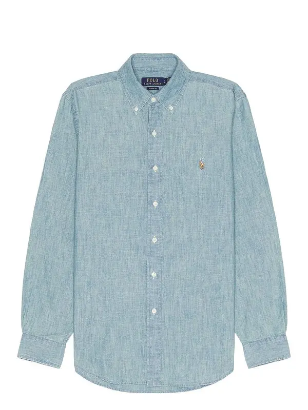 Polo Ralph Lauren Denim & Sport Shirt In Denim-light - Chambray