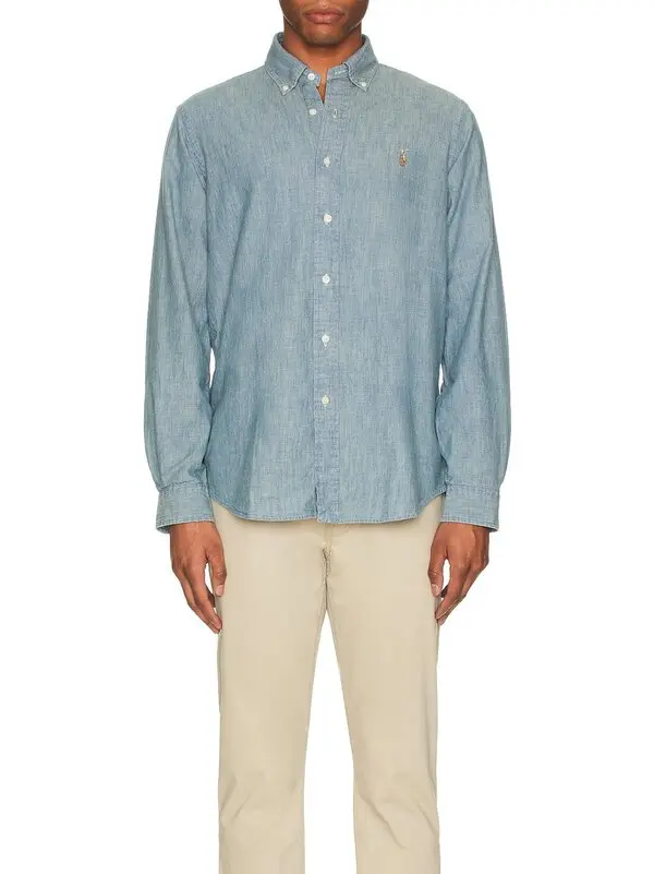 Polo Ralph Lauren Denim & Sport Shirt In Denim-light - Chambray