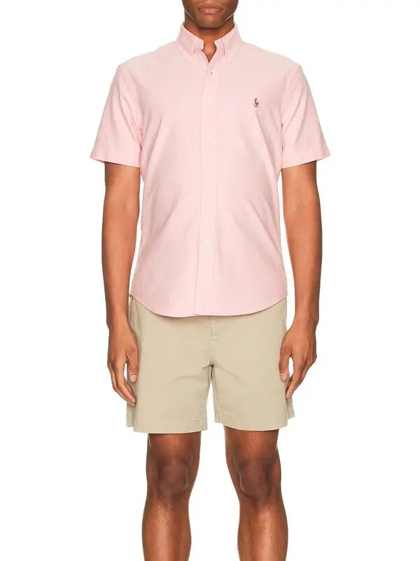 Polo Ralph Lauren Oxford Short Sleeve Shirt - Pink