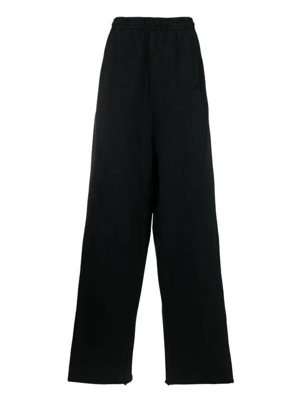 Vetements Wide-leg Cotton Trousers - Black