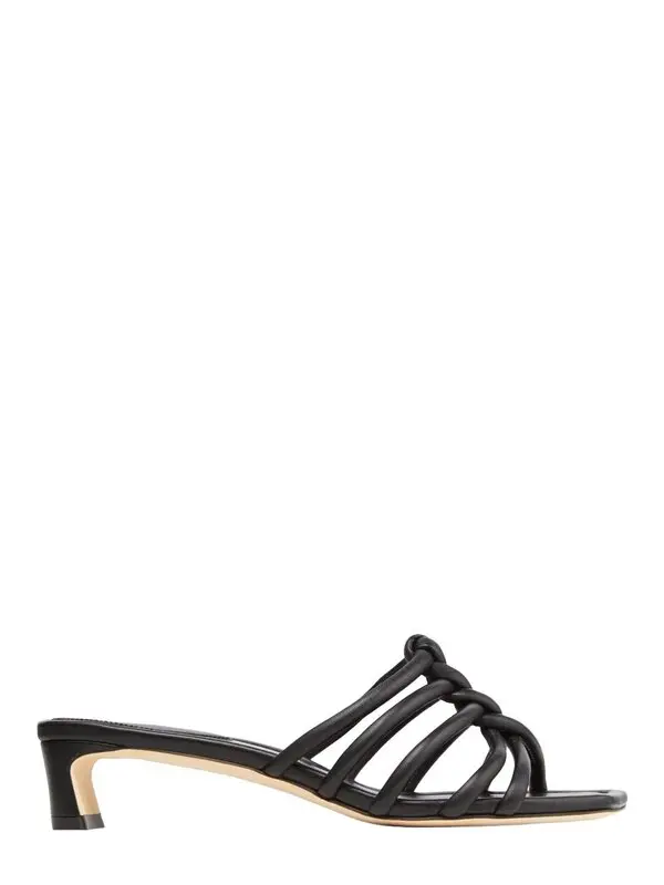 JIMMY CHOO Carmel Braided 35mm Sandals - Black