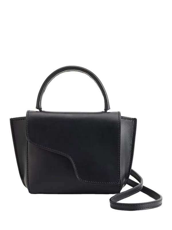 ATP ATELIER Montalcino Mini Handbag - Black