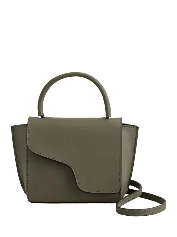 ATP ATELIER Montalcino Leather Mini Handbag - Turtle