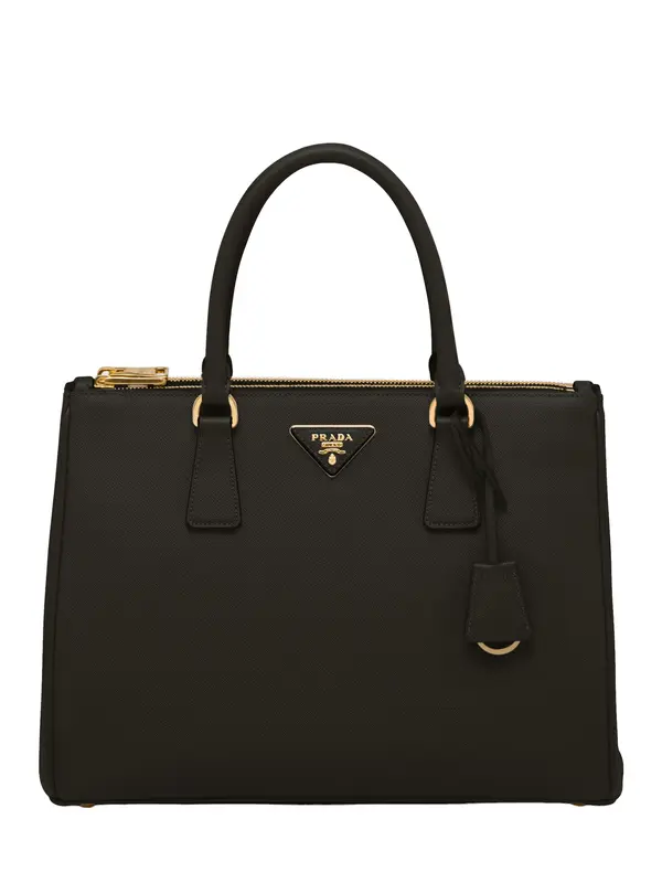Prada Galleria Large Saffiano Leather Bag - Black