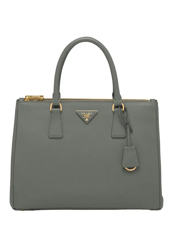 Prada Galleria Large Saffiano Leather Bag - Grey