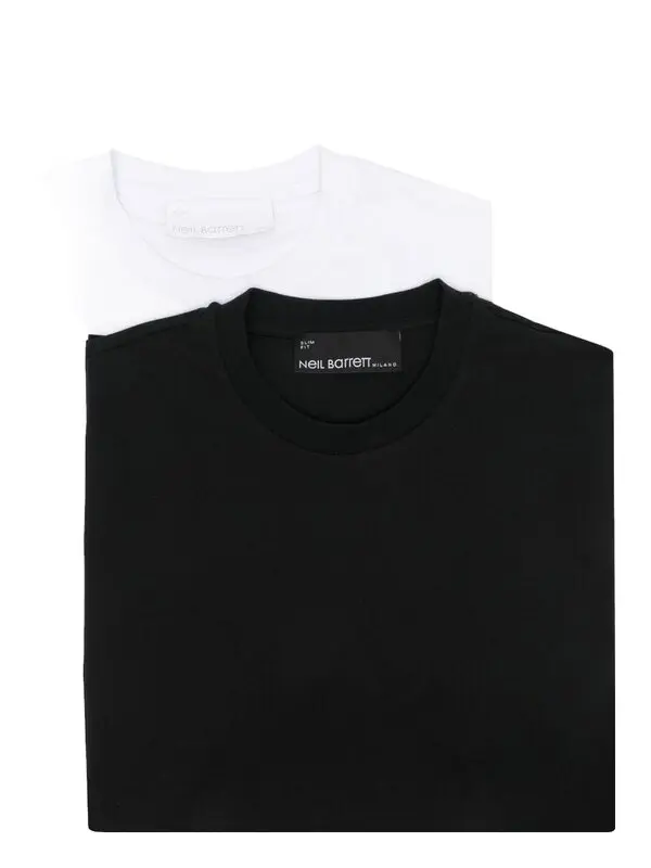Neil Barrett Basic Two-piece T-shirt Pack - Black