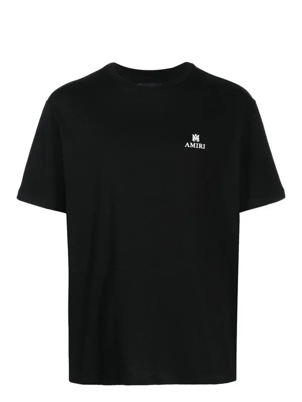 Amiri Logo-print Cotton T-shirt - Black
